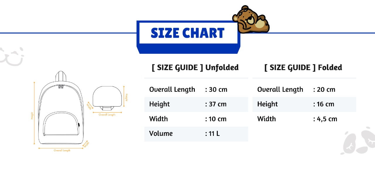 Jual CRSL Pigko Packo Backpack Steel Blue I Ransel I Foldable Backpack ...