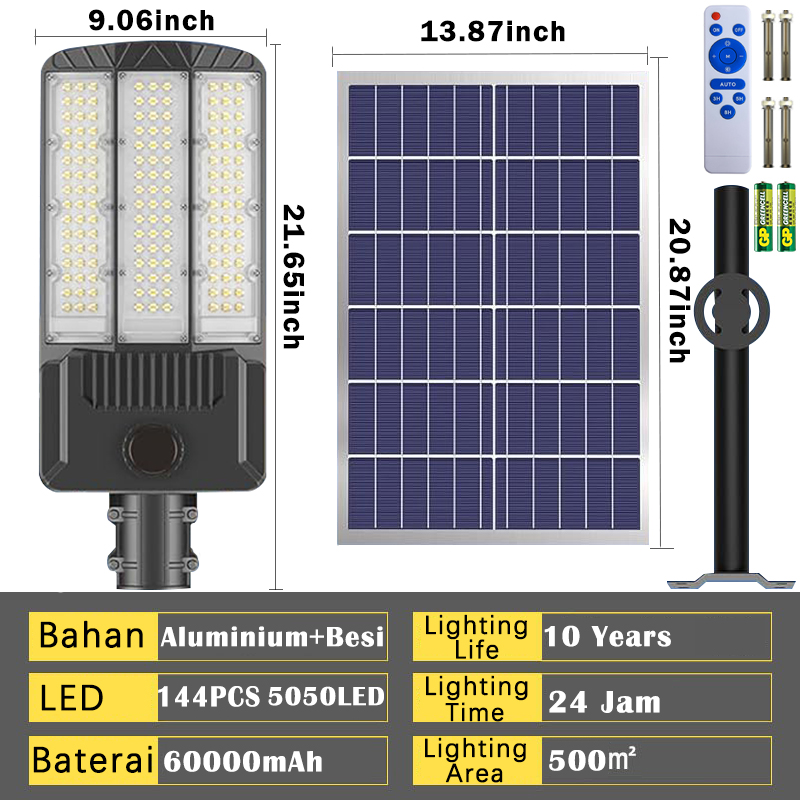 Jual GLEAMARC Lampu Tenaga Surya Outdoor Solar Cell Otomatis Lampu Led ...