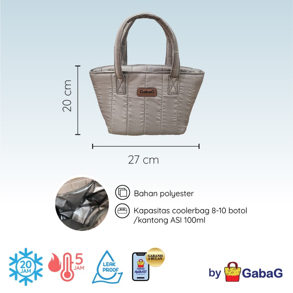 Jual Gabag Tas Asi - Cooler Bag Asi - Single - Tas Bekal - Garansi ...