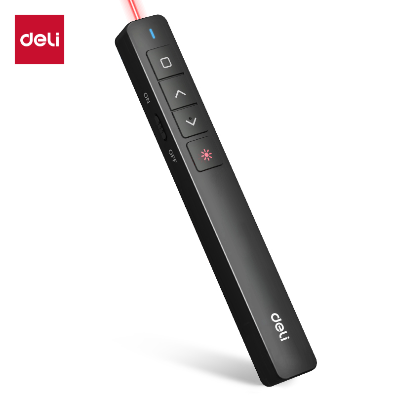 Jual Deli Laser Pointer Presenter Wireless USB Pen Laser Presentasi PPT ...