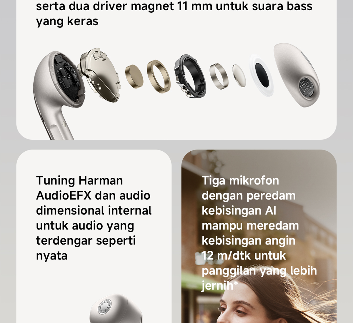 Jual Xiaomi Buds 5 | Qualcomm® aptX™ Lossless dan Hi-Res Audio | Harman ...