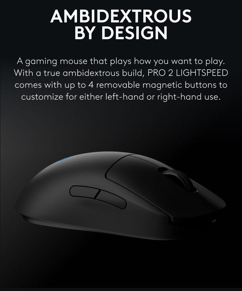 Jual Logitech G PRO 2 LIGHTSPEED Wireless Gaming Mouse, Mouse Tangan ...