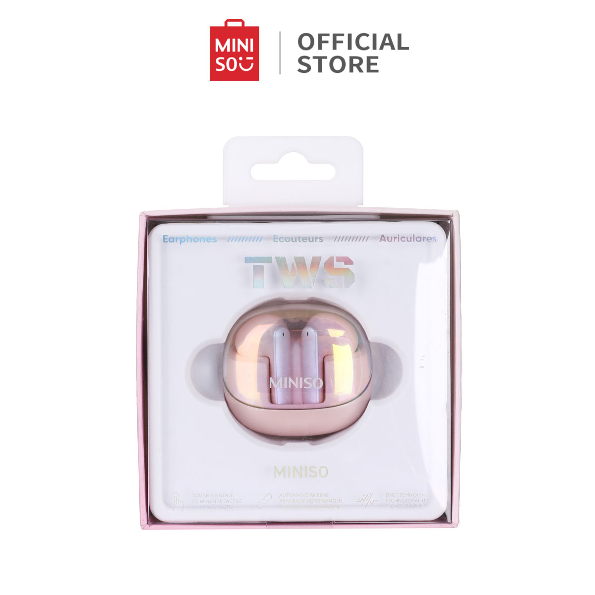 Jual Miniso TWS Earphones Headphone Bluetooth Nirkabel Mermaid Series ...