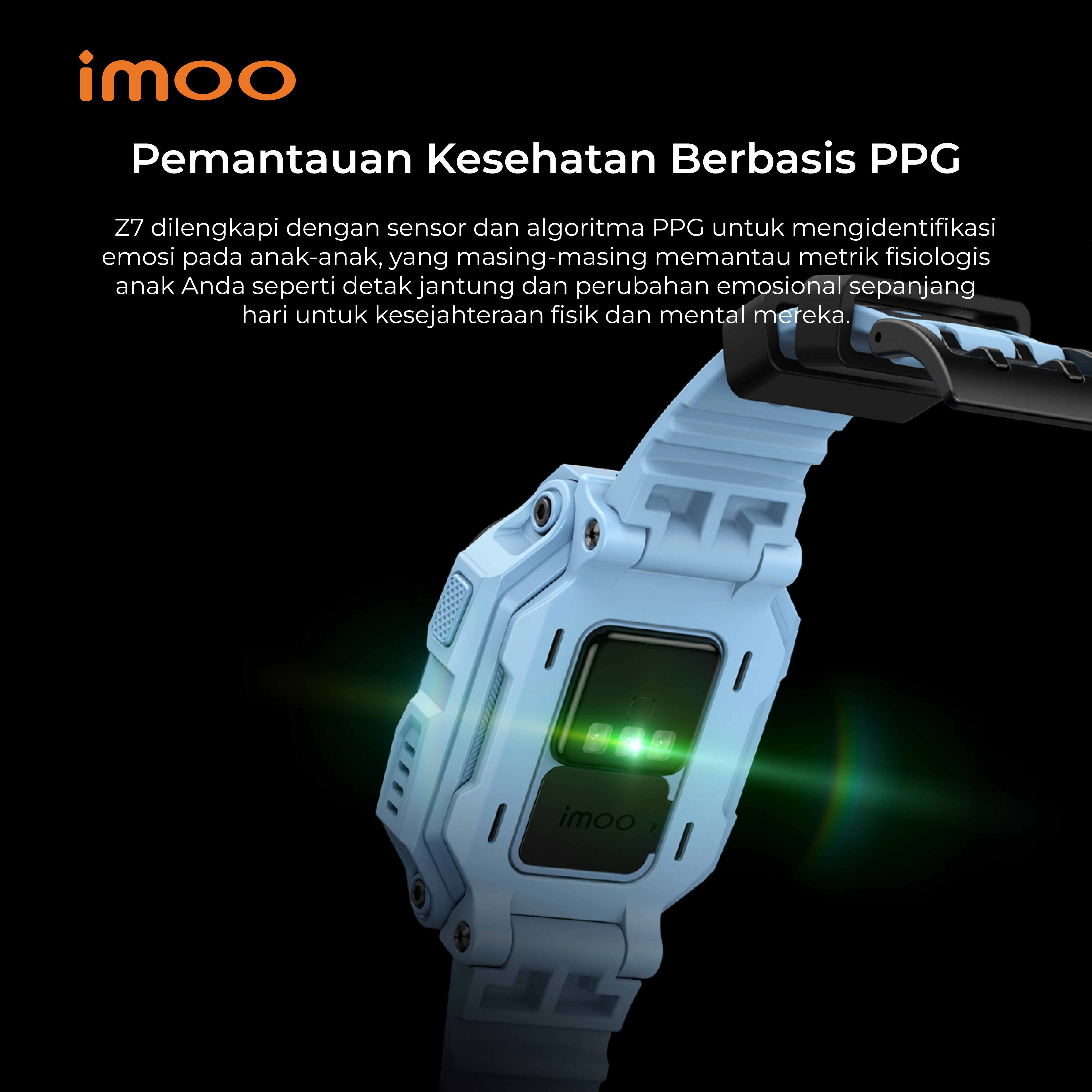 Jual 【imoo 100% Original】imoo Watch Phone Z7 (Z6 UPGRADE) Front & Rear ...