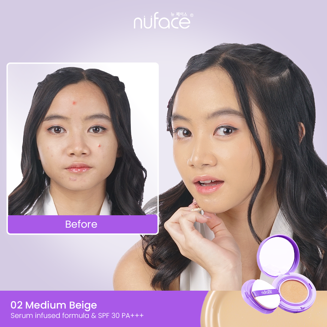 Jual Nuface Flawless+ Serum Cushion with SPF 30 PA+++ (Medium to High ...