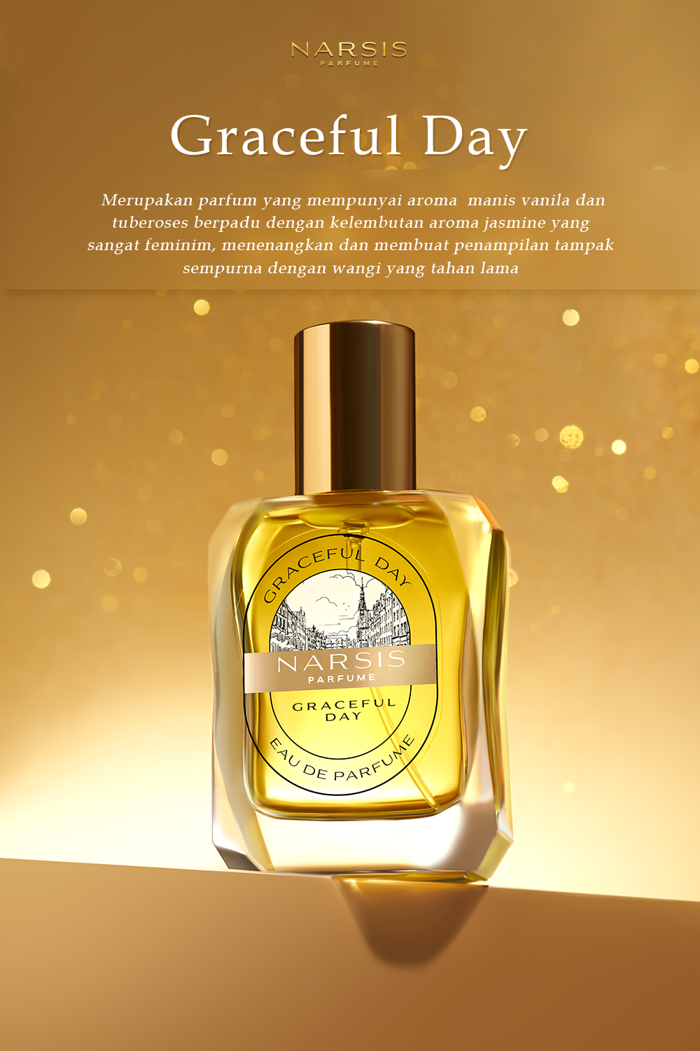Jual Narsis Graceful Day Eau de Perfume With Jasmine, Vanila Parfum ...