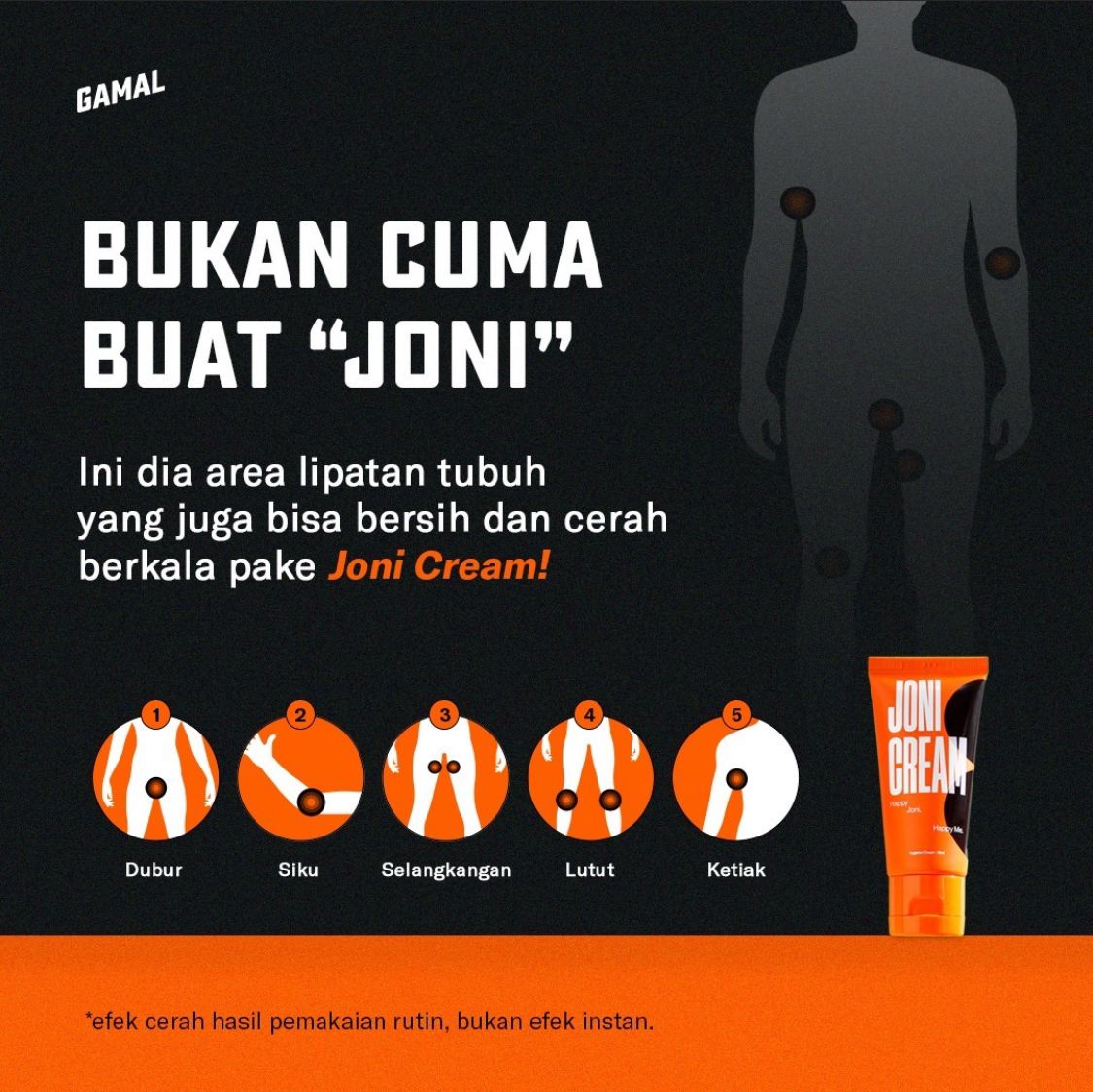 Jual GAMAL | Joni Cream | 30ml | Dermatology Tested | Krim Perawatan ...