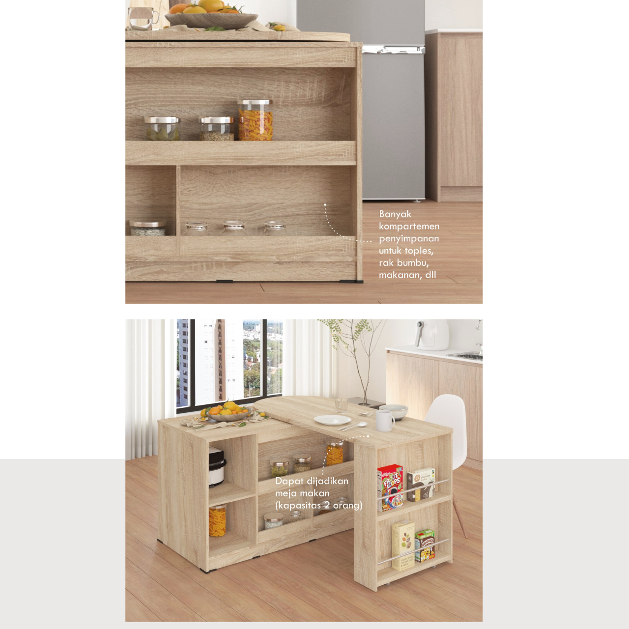 Jual Cubic Meja Dapur Minimalis / Kitchen Island / Meja Makan / ELENA ...