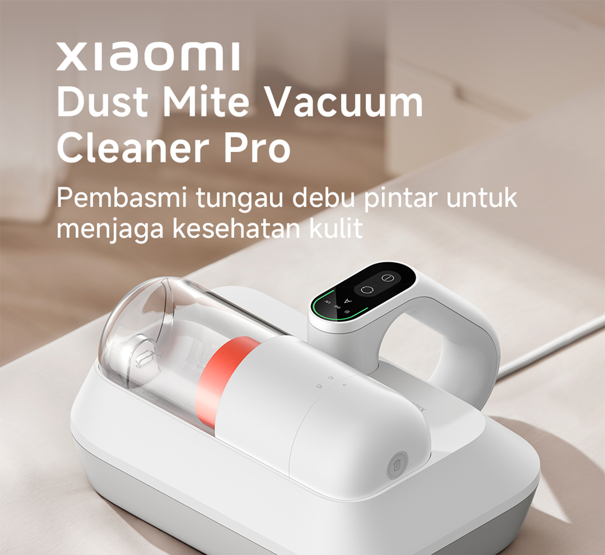 Jual Xiaomi Dust Mite Vacuum Cleaner Pro | Daya isap cyclone 14 kPa ...