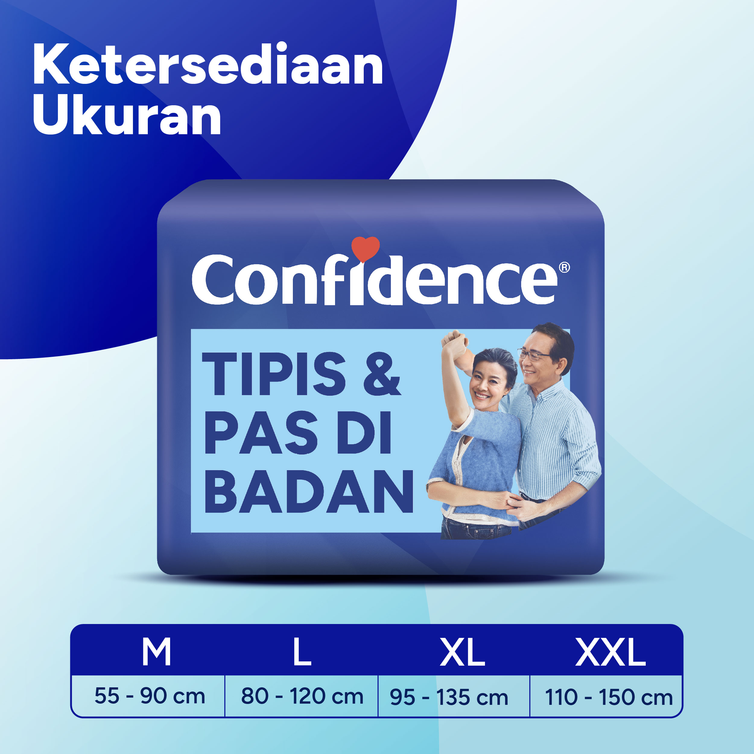 Jual Confidence Popok Dewasa Celana Tipis & Pas E-Pack XL 36 [Carton] | Shopee Indonesia