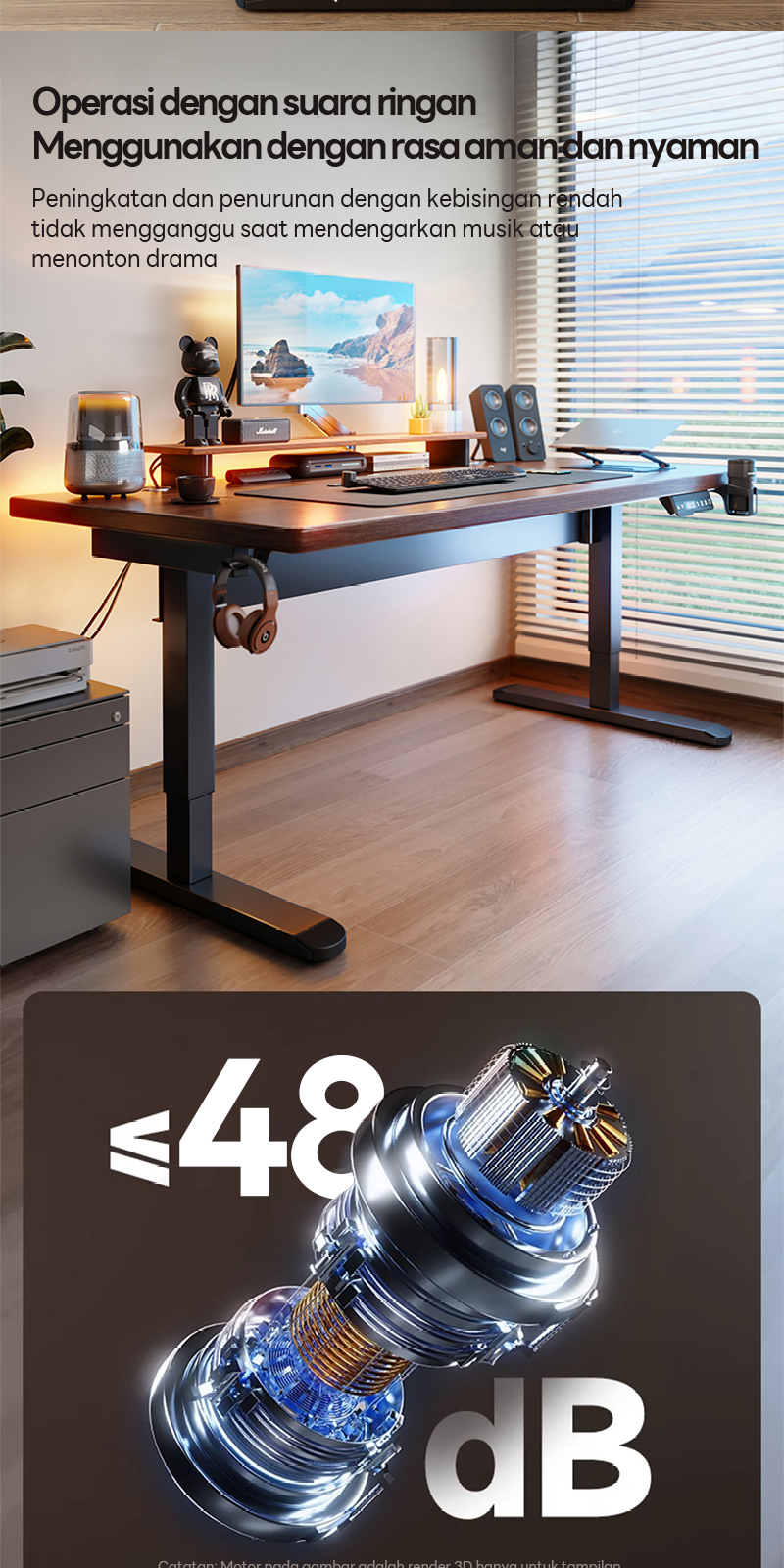 Jual Xpanse Meja Kerja Elektrik Meja Belajar Meja Komputer Meja Kantor ...