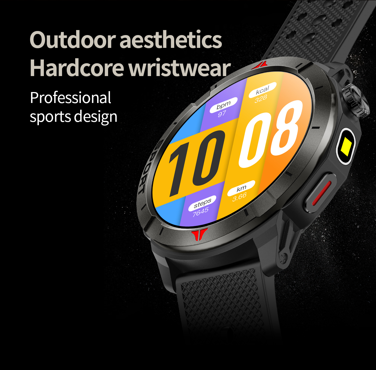 Jual 【Gift Strap】Aolon Navi R4 New Smartwatch Dual GPS 6-satellite ...