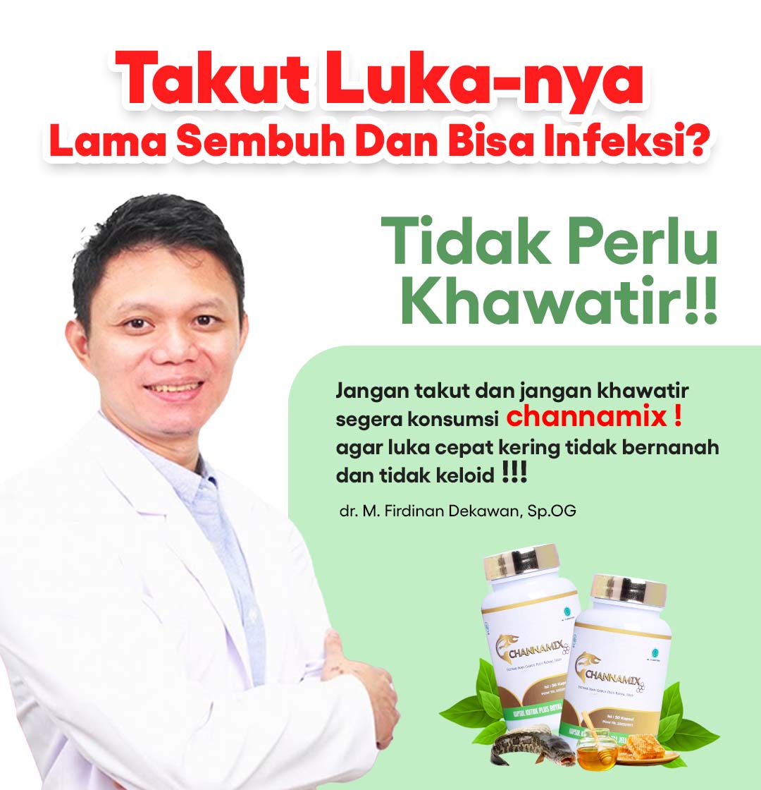 Jual Kapsul ikan gabus pengering luka caesar channamix kapsul ikan ...