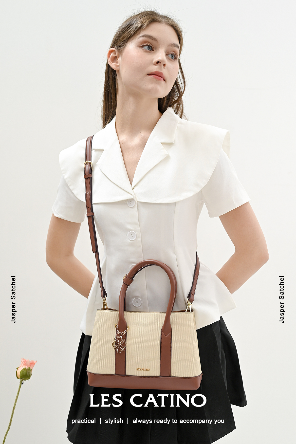 Jual Tas Wanita Les Catino Jasper Satchel | Shopee Indonesia