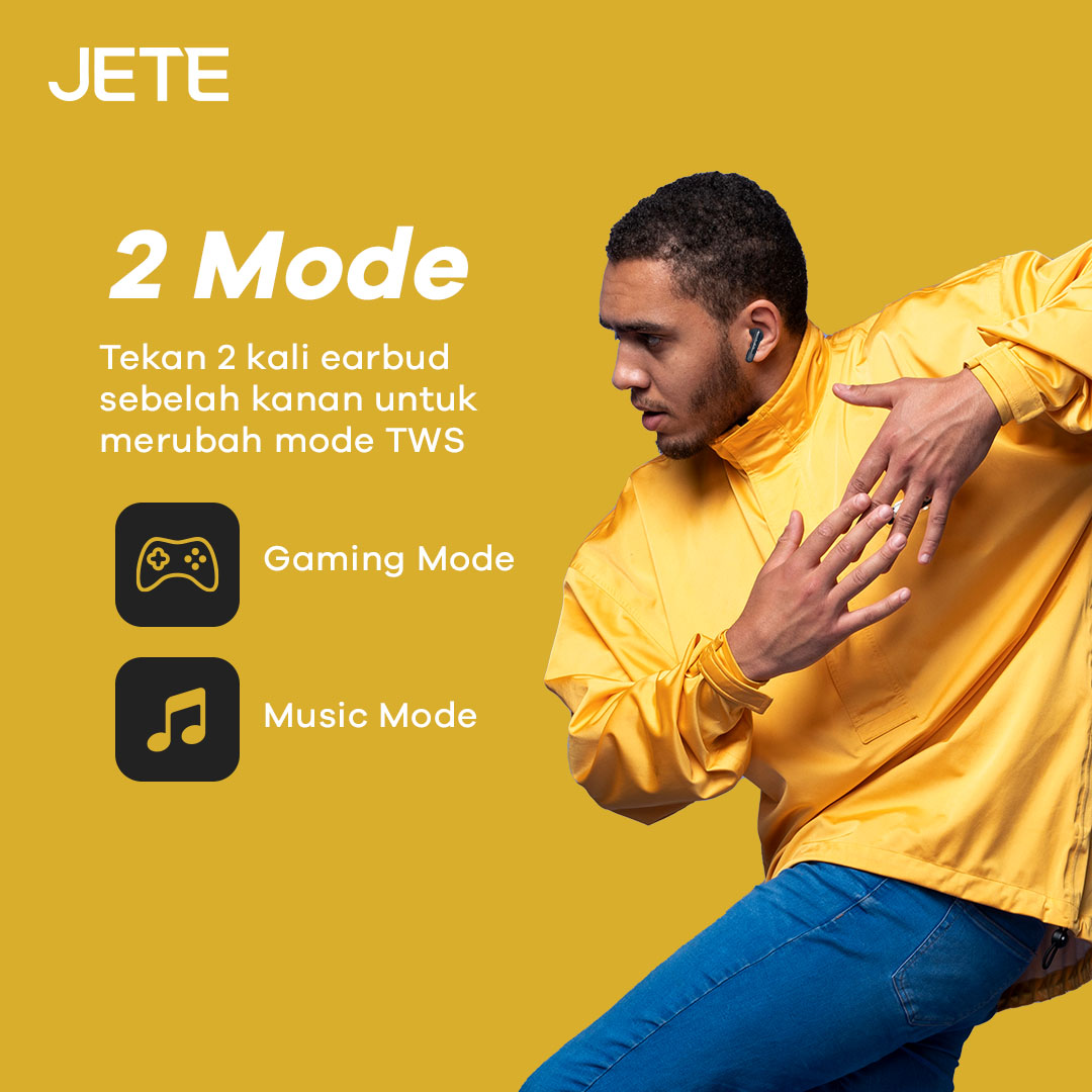 Jual TWS Earphone Bluetooth JETE CE7 BT 5.4 24H Playtime Low Latency ...