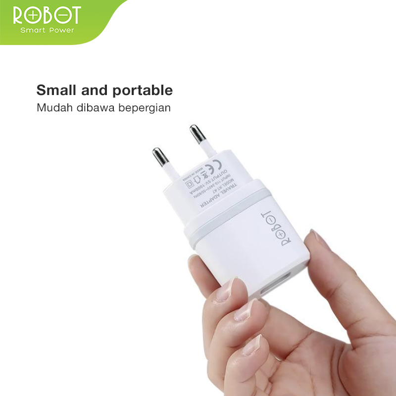Jual ROBOT Adaptor Kepala Fast Charger iPhone & Android Universal 1A ...