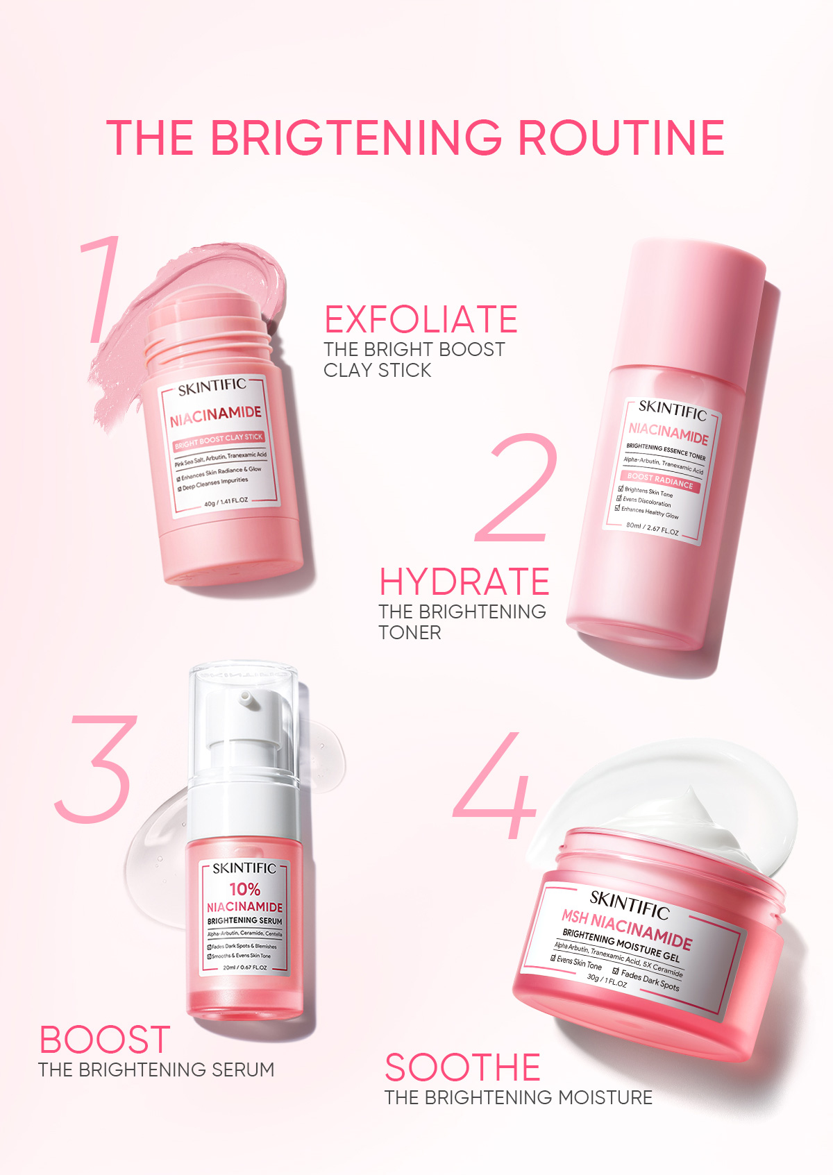 Jual [5PCS!! SPECIAL BUNDLE] SKINTIFIC Glow Expert Set |Serum Wajah ...