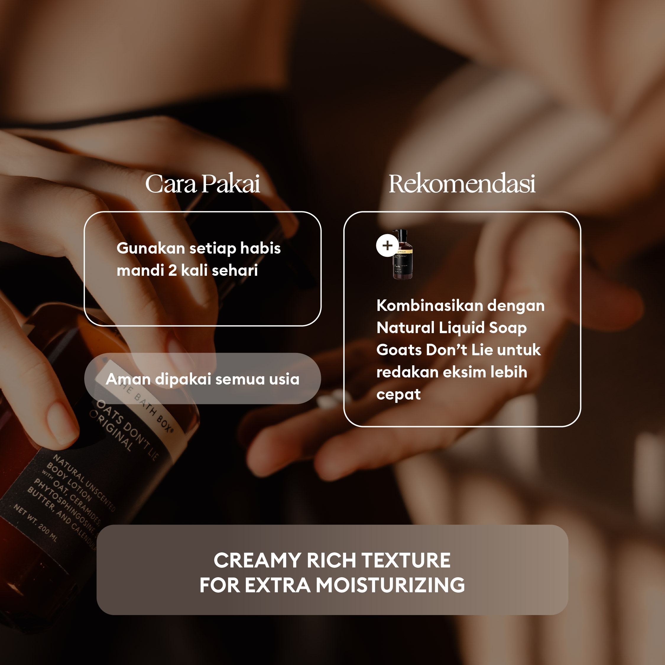 Jual THE BATH BOX - Oats Don't Lie Body Lotion (Eczema, Kulit Kering, Kulit Dehidrasi, Kulit ...