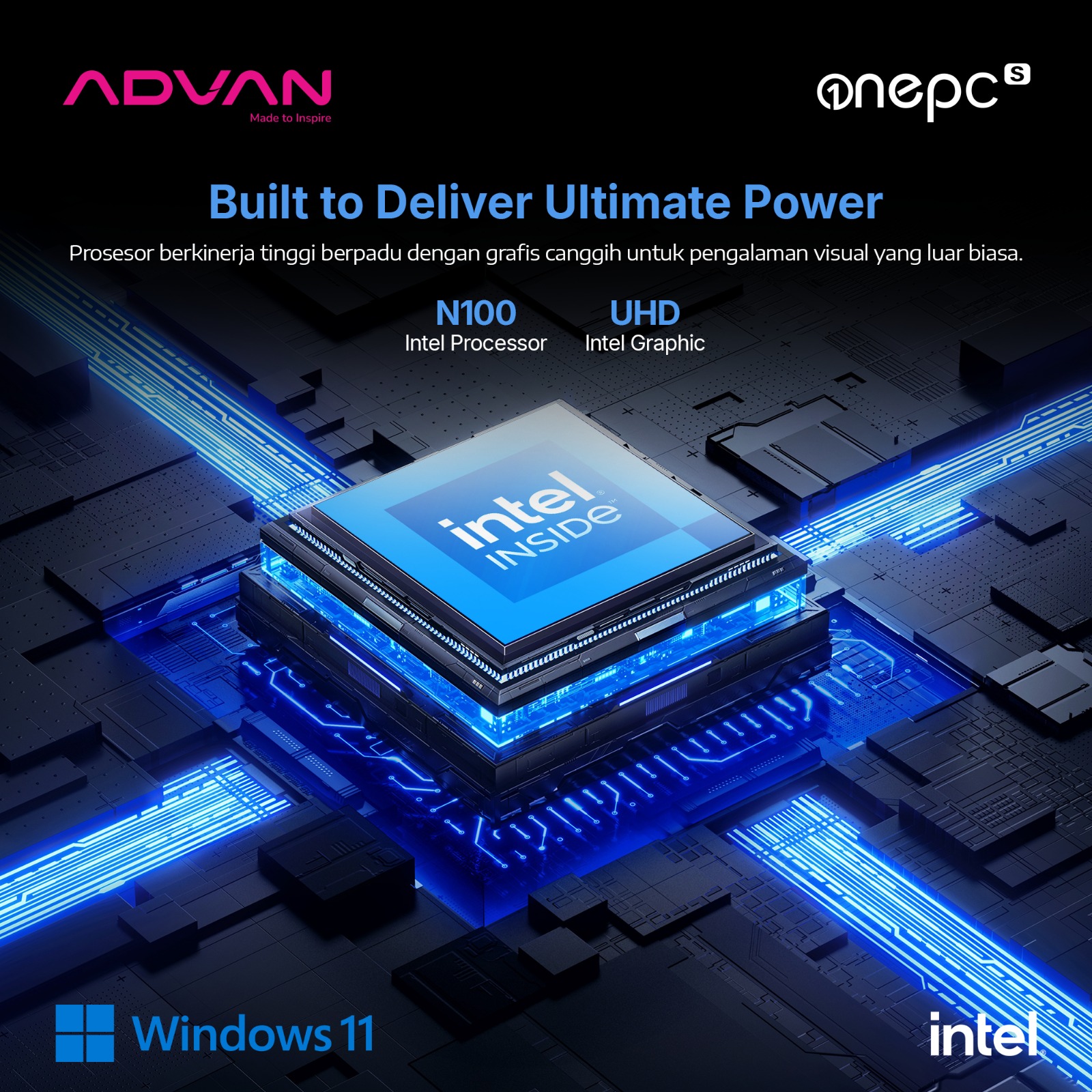 Jual [EXCLUSIVE LAUNCH] ADVAN All In One PC S 23.8” 1920*1080 IPS AIO ...