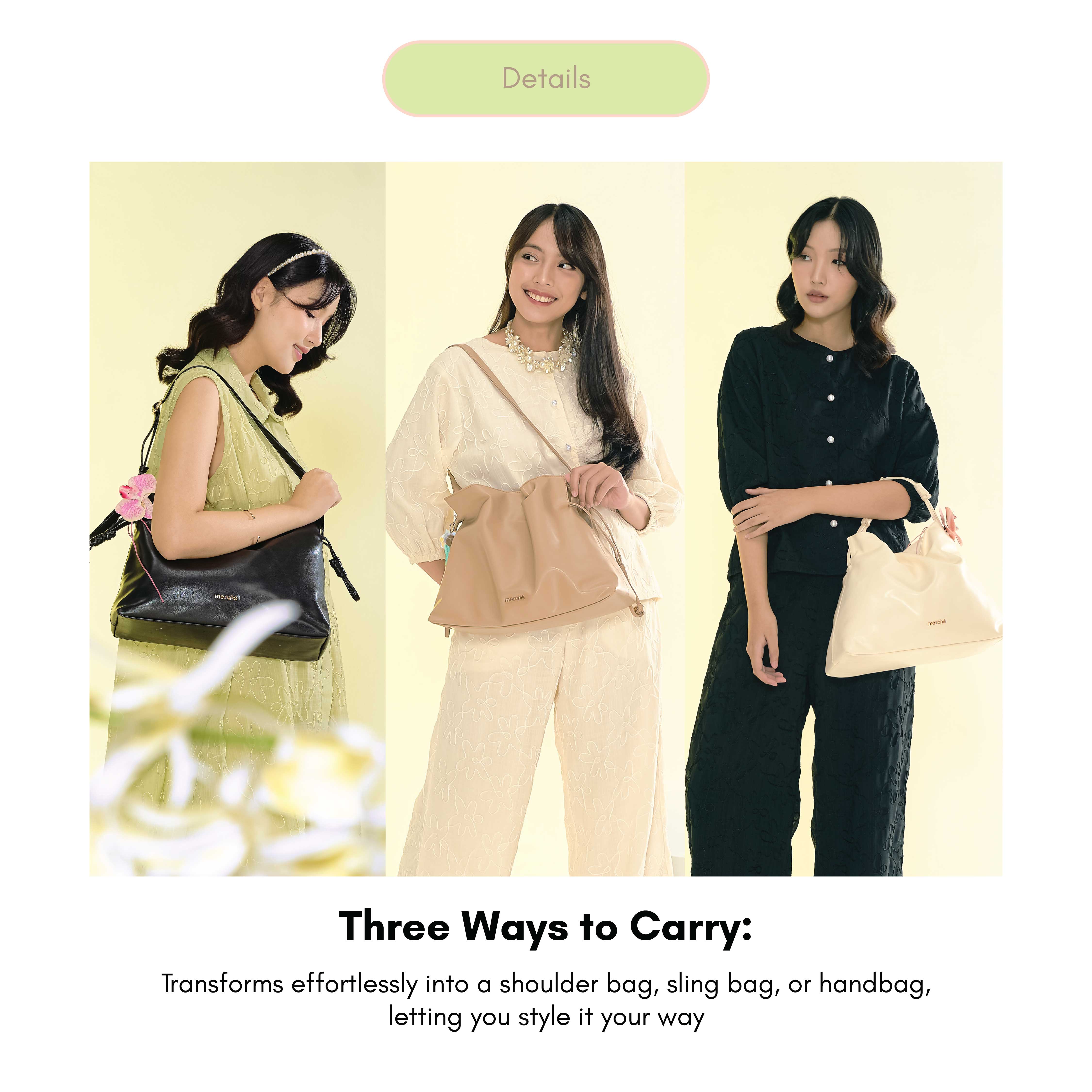 Jual Merche Tas Bahu Wanita Mia Shoulder | Shopee Indonesia