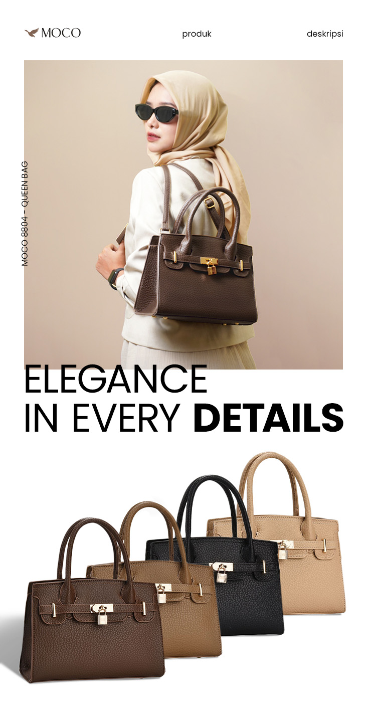 Jual MOCO OFFICIAL - Queen Bag Fashion Tas Wanita Hand Bag Jinjing Elegan seperti Ratu Top ...