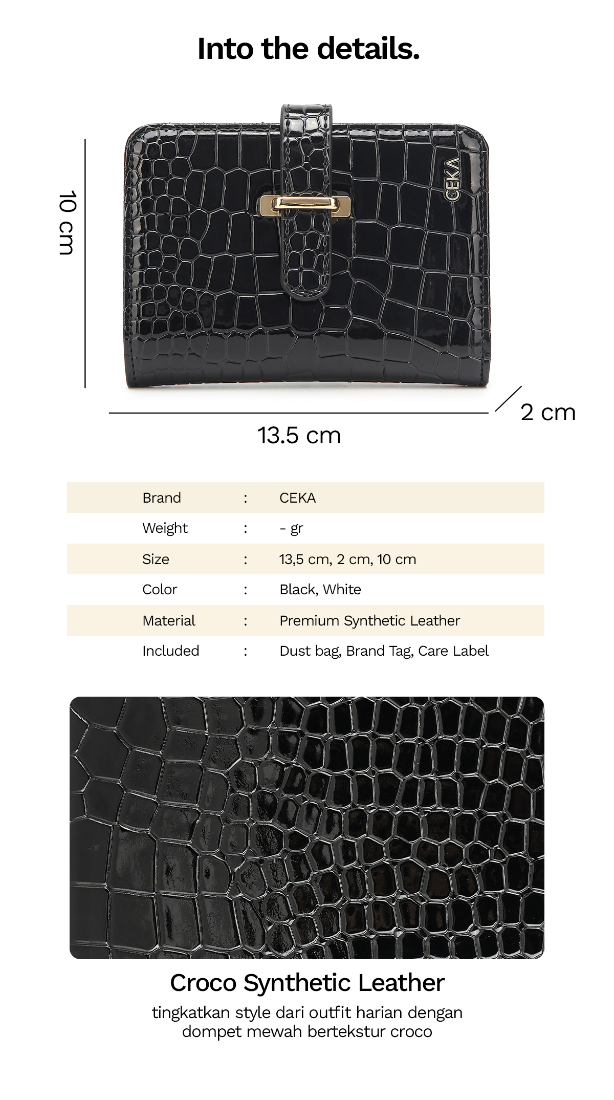 Jual CEKA Dompet Wanita Import Card Holder Dompet Kecil Wanita Dompet ...