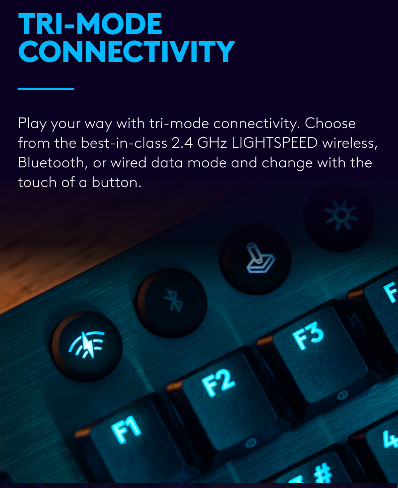 Jual Logitech G915 X Keyboard Gaming Wireless LIGHTSPEED TKL, Keycap ...