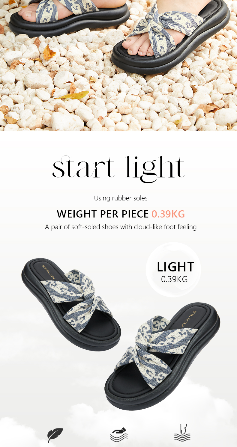 Jual BOSTANTEN Sandal Selop Wanita Wedges Platform Terbaru Kekinian EVA ...