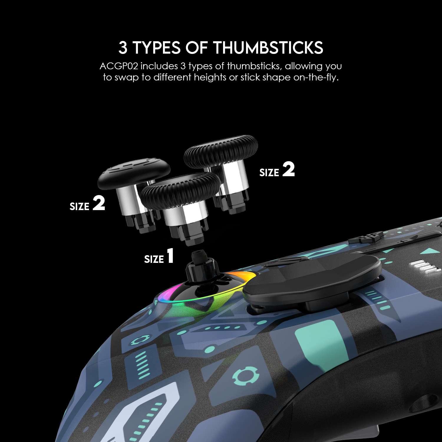 Jual Fantech Gamepad Accessories ACGP02 D-PADS THUMBSTICK AIM RINGS ...