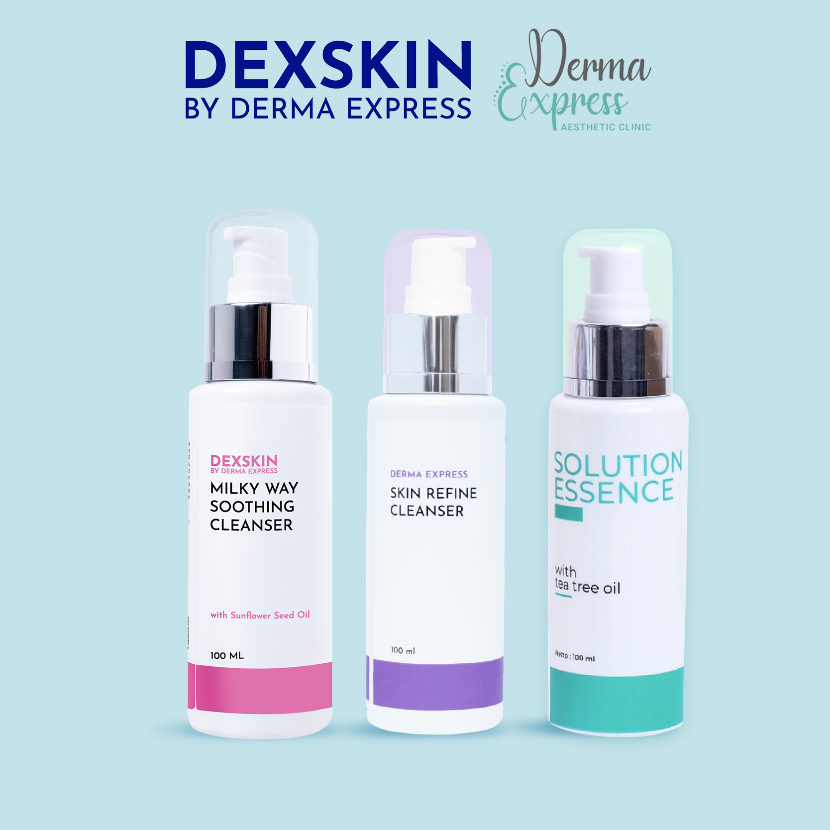 Jual DERMA EXPRESS Triple Cleansing | Shopee Indonesia