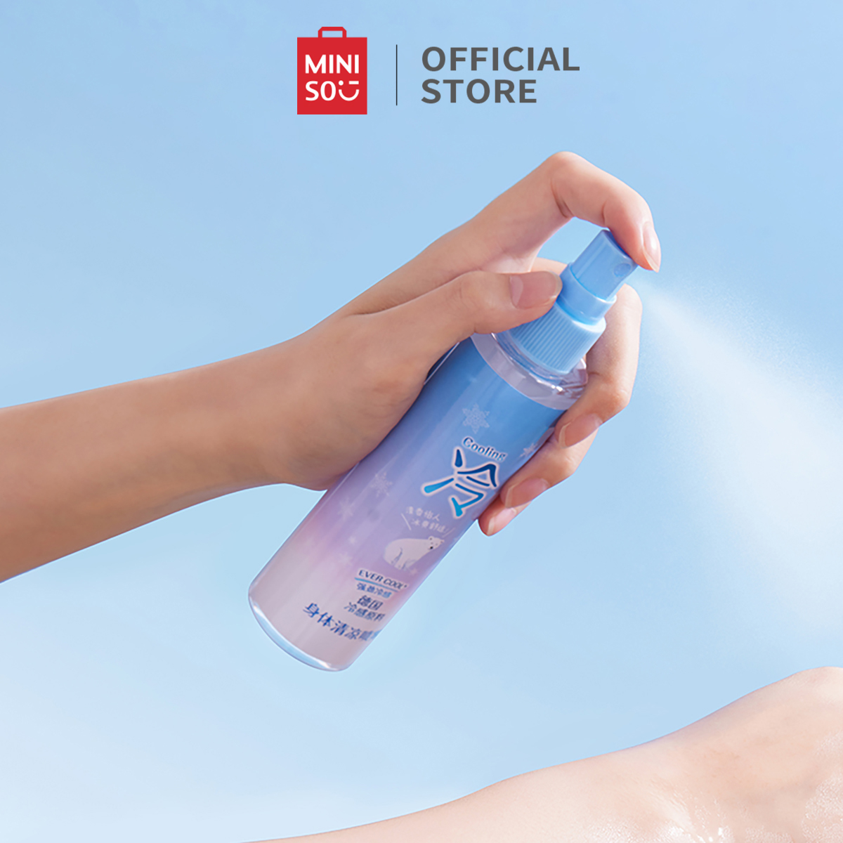 Jual Miniso Body Mist Cooling Body Spray Kabut Tubuh Rasa Segar ...