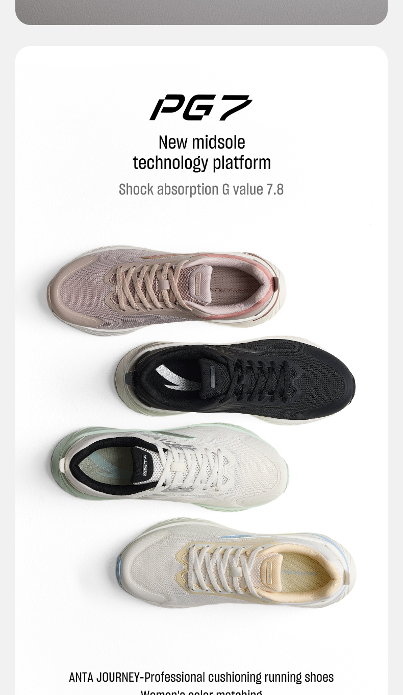 Jual ANTA PG 7 JOURNEY Sepatu Wanita Sepatu Olahraga Women Running ...