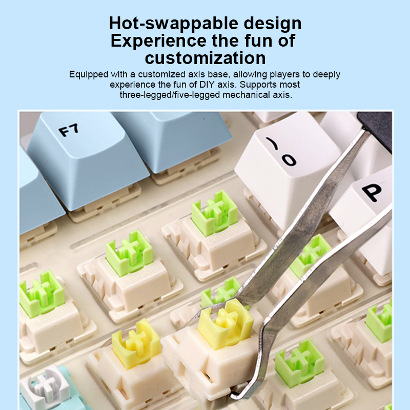 Jual AULA Keyboard Gaming Mechanical 75% Layout Keyboard Mekanikal 3 ...