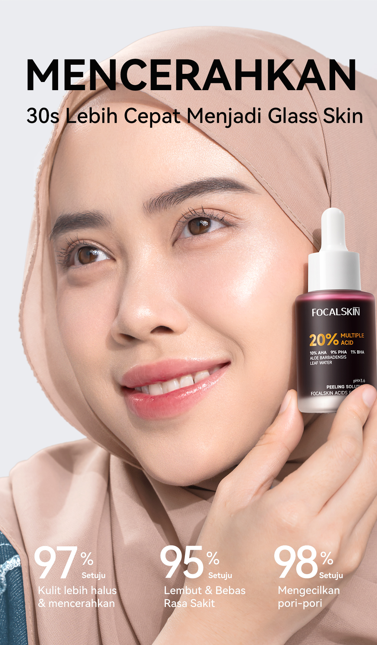 Jual FOCALSKIN Peeling Solution Serum 30ml - 20% Acid Intensive ...