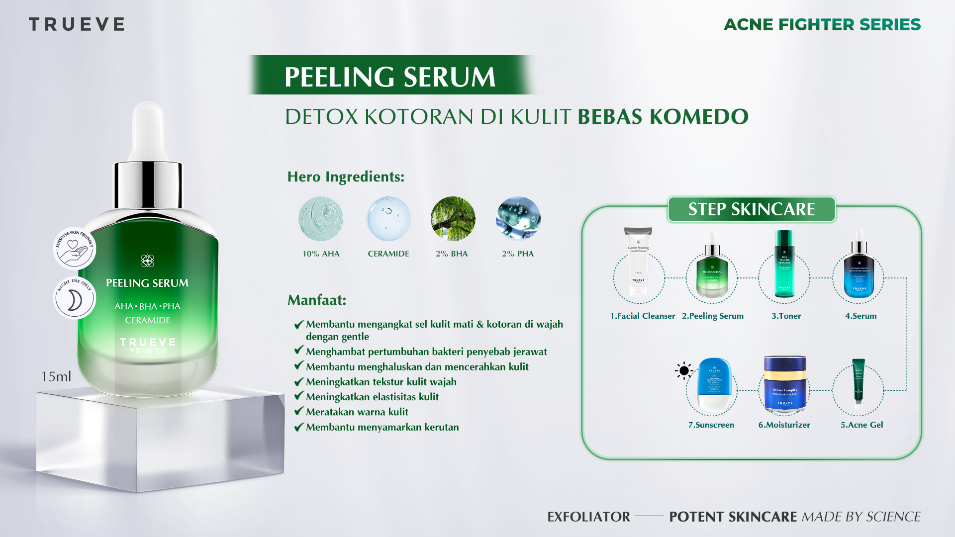 Jual TRUEVE Serum for All Skin Goals (Luminous dark spot, Acne care ...