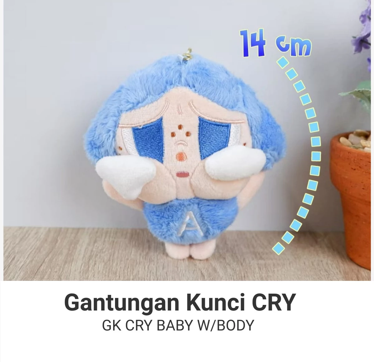 Jual ISTANA BONEKA Gantungan Kunci Baby Cry with Body Menangis Mini ...