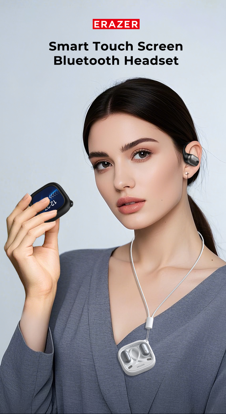 Jual Lenovo ERAZER XF38 AI Smart Wireless Headset Bluetooth V5.4 OWS TWS Touch screen Earphone ...