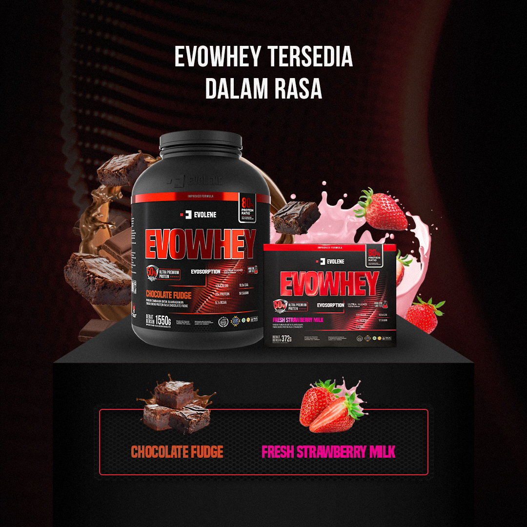 Jual Evolene - EvoWhey Protein 12 Sachet/372gr - Suplemen Fitness ...
