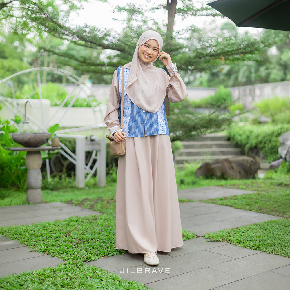 Jual [BUY 300K GET 1 FREE PRODUCT] Jilbrave Aqeela Dress Gamis Kondangan Kekininan Model ...