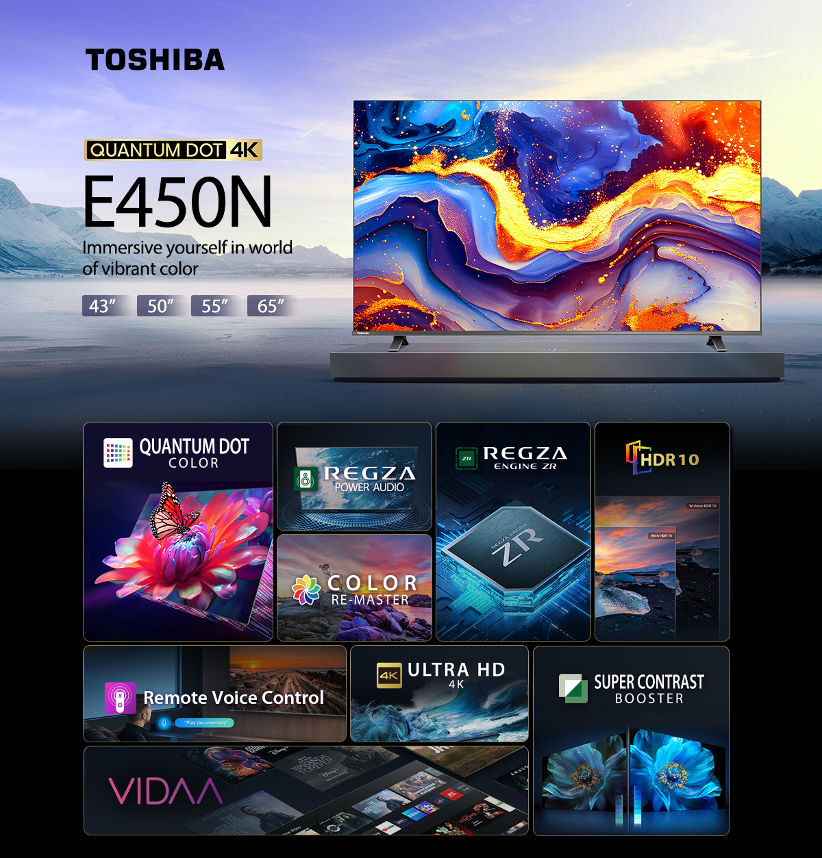 Jual [4K QLED] [KHUSUS ONLINE] Toshiba TV 55" 4K UHD Smart TV - Regza ZR Quantum Dot QLED Dolby ...