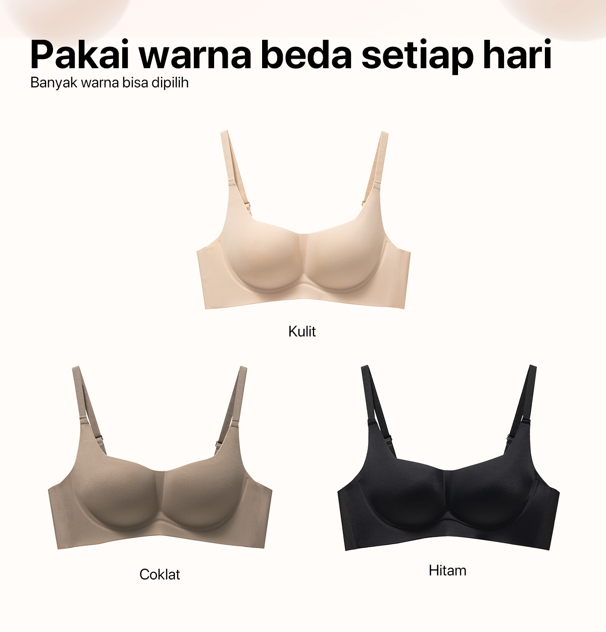 Jual GRENEY - Gbras - Bra (2pcs) Cup Candy bra wanita one piece tanpa ...