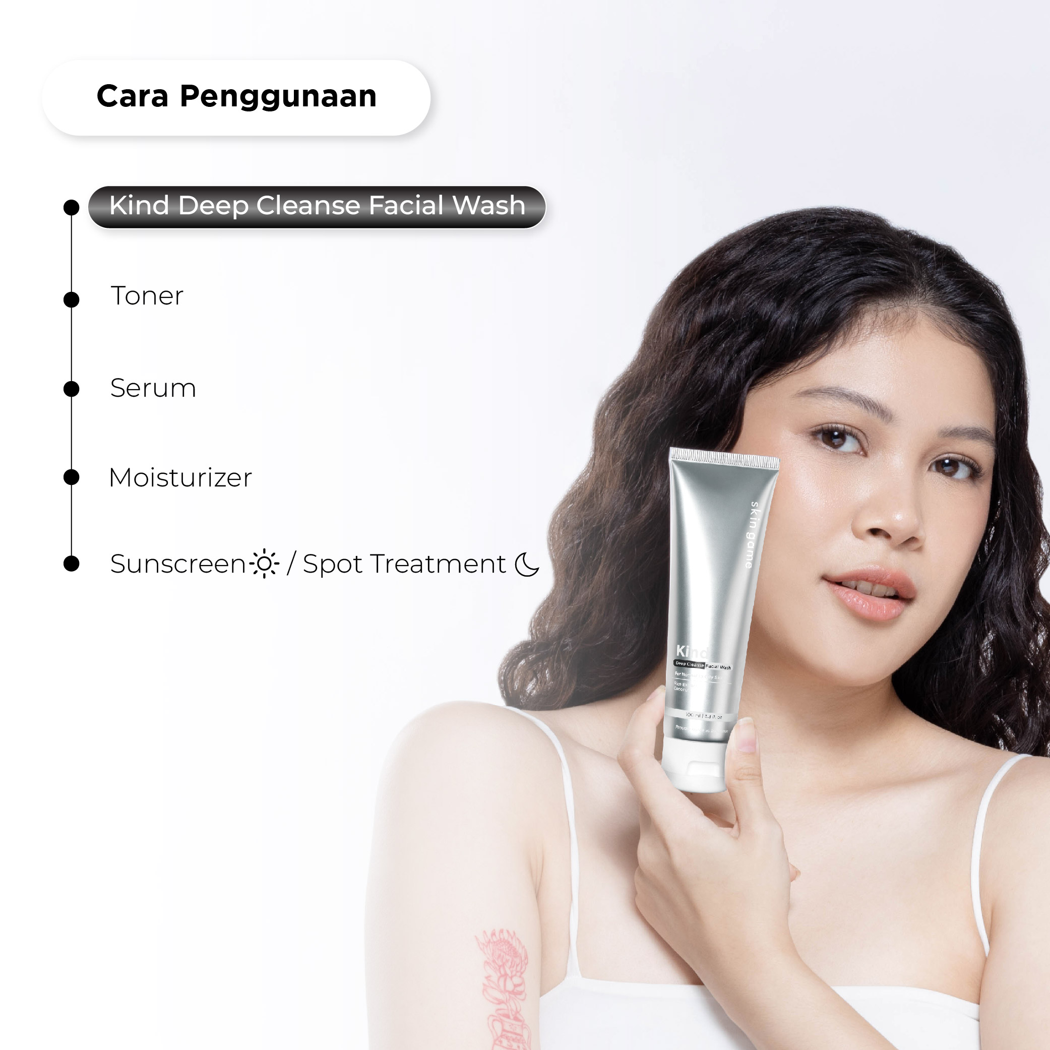 Jual Skin Game Kind Deep Cleanse Facial Wash - Sabun Wajah Kulit ...