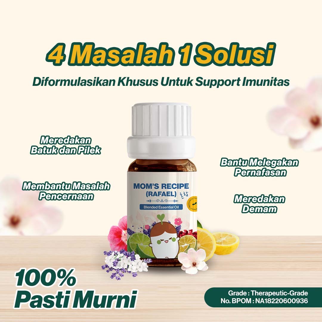 Jual CAPSEN Mom 's Recipe Signature Blend Cold Cough Flu Batuk Kids Friendly Essential Oil ...