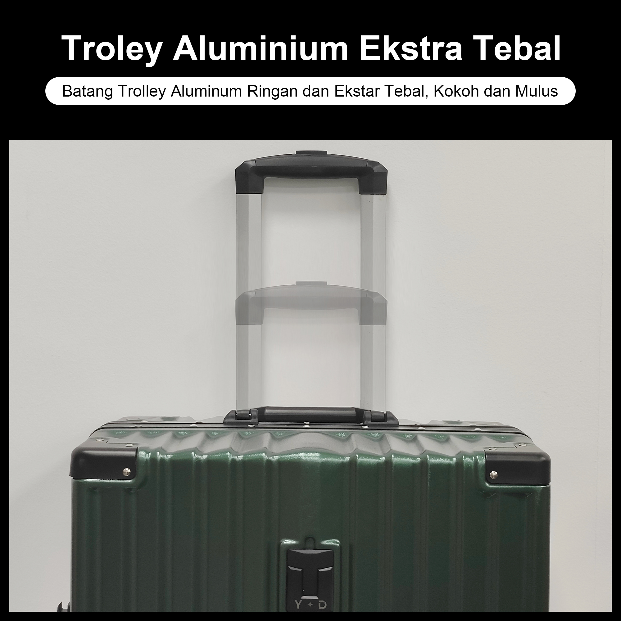 Jual YD Y47 Koper 24 inch Bagasi Anti Pecah Tahan Banting TSA Lock ...