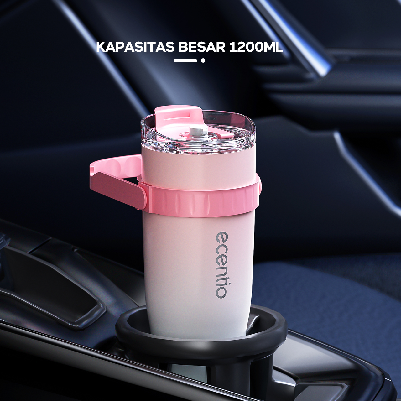 Jual 【BIG MAC】ecentio Tumbler Stainless Steel 304 Tahan Dingin Botol ...