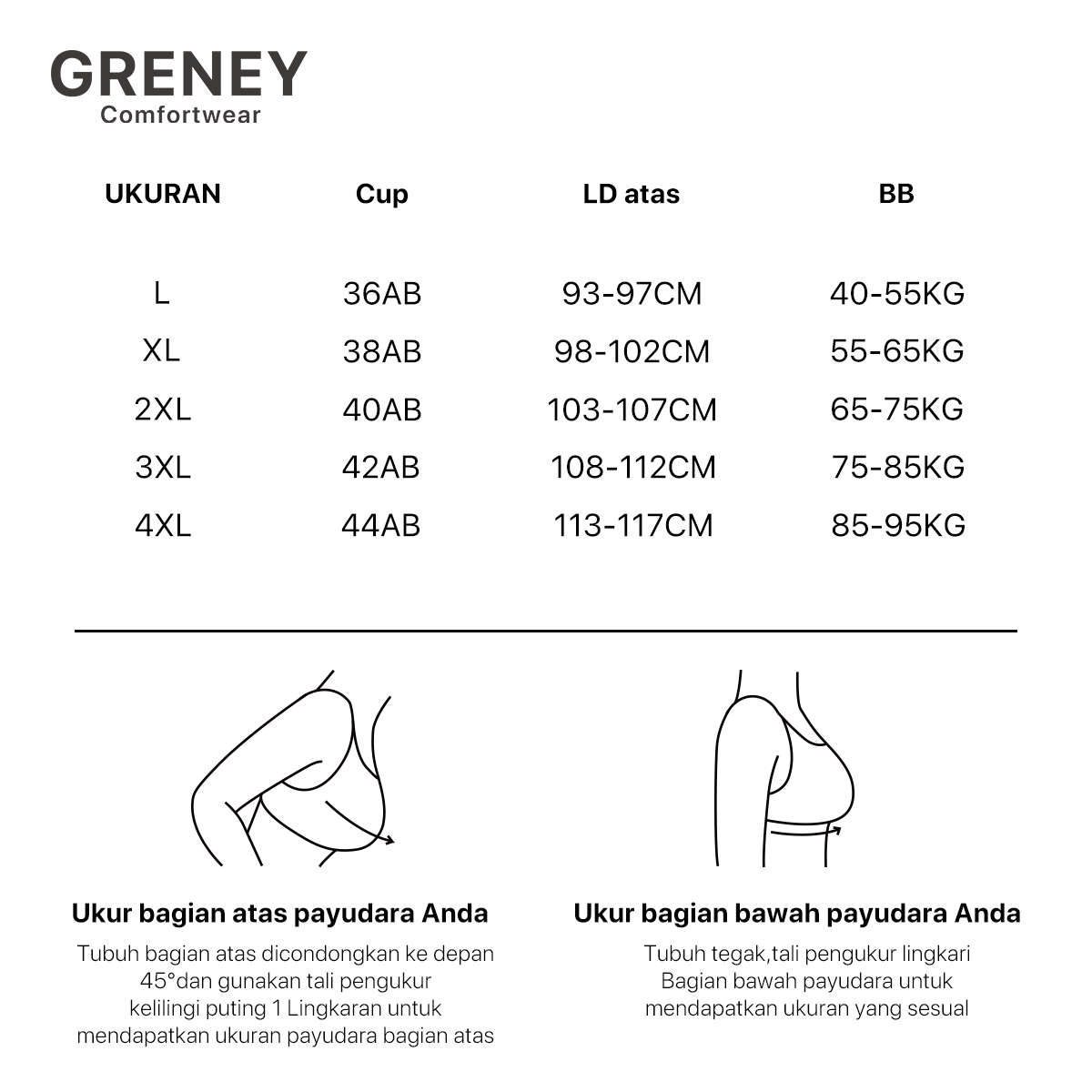 Jual GRENEY-L.W.L- Paket Bra (2 PCS) Rompi Renda Kancing Depan Pakaian ...