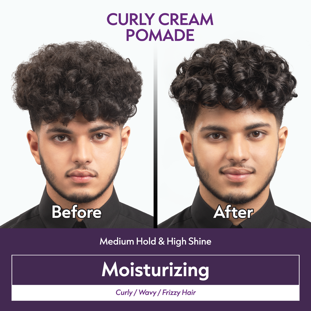 Jual Captain Hairstyling Curly Cream Pomade 80gr | Shopee Indonesia