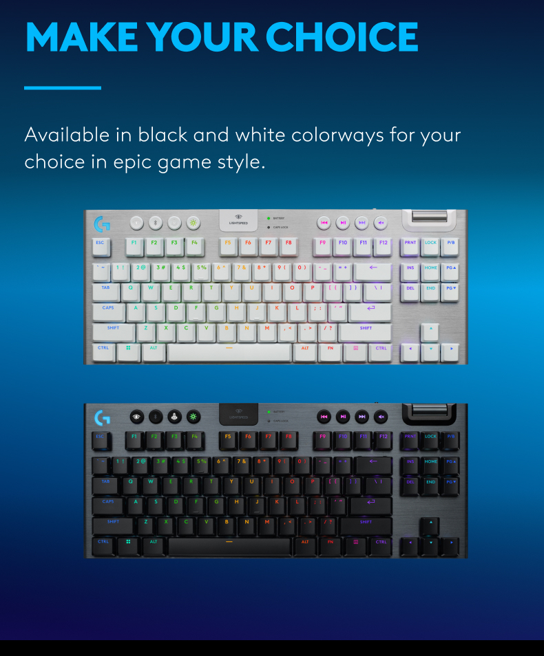 Jual Logitech G915 X Keyboard Gaming Wireless LIGHTSPEED TKL, Keycap ...