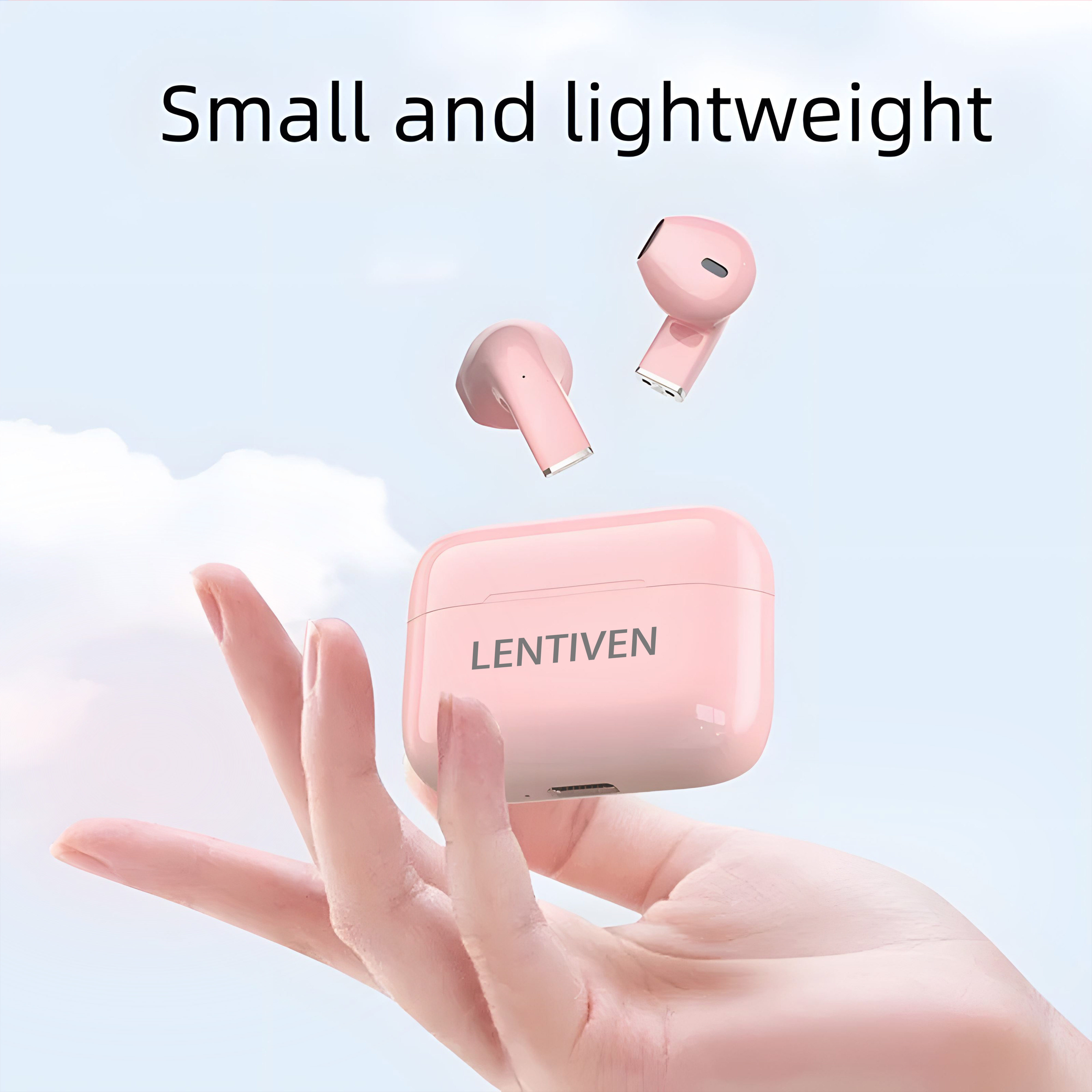 Jual LENTIVEN TWS Bluetooth Wireless Earphone Airbuds Headset Bluetooth ...