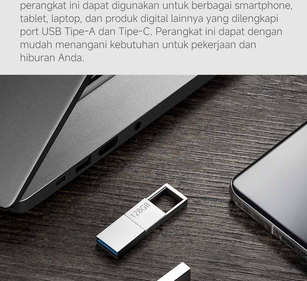 Jual Xiaomi Dual-interface Flash Drive (64GB) (128GB) | Dual-interface ...